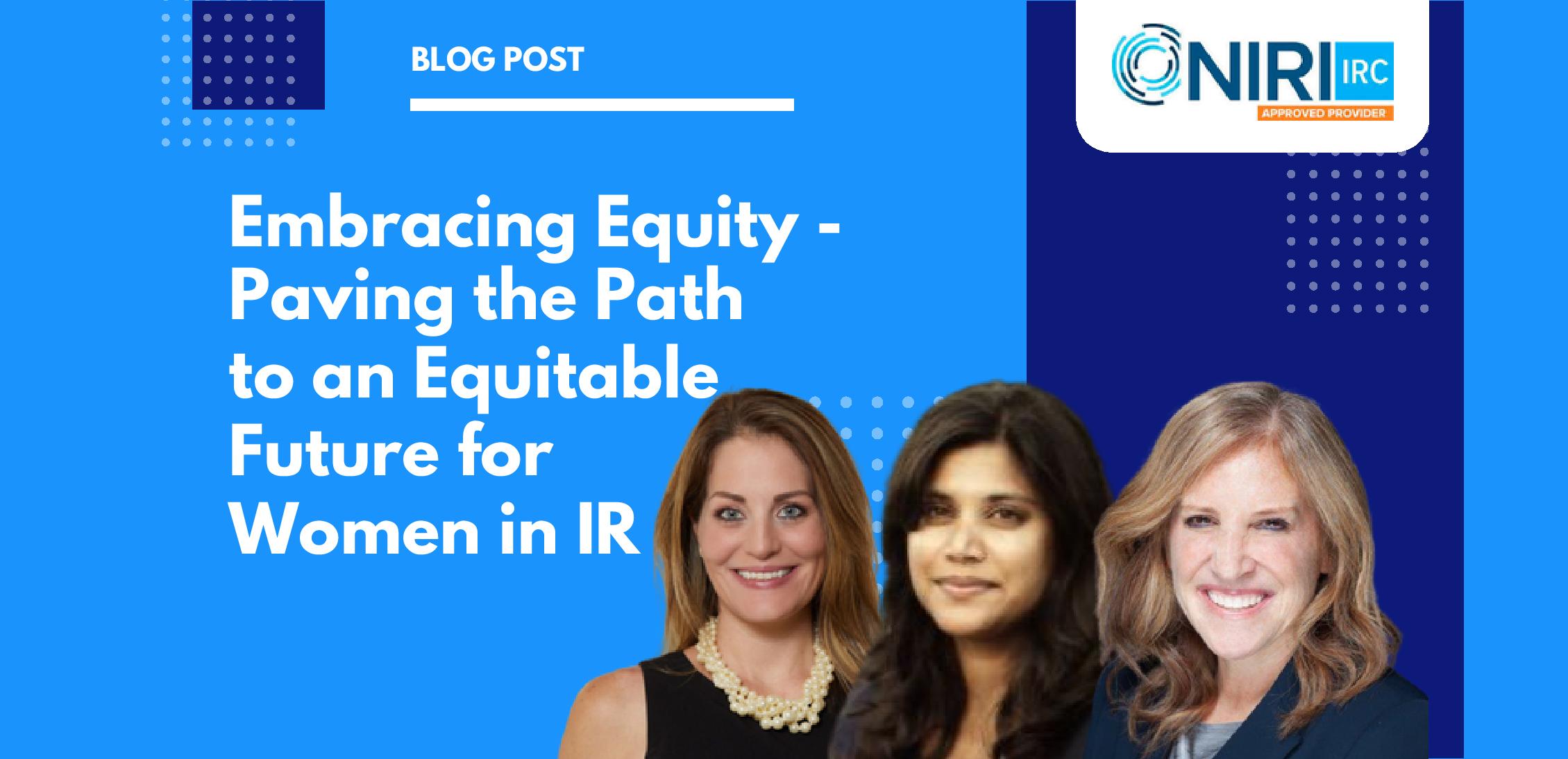 Paving the Path to an Equitable Future for Women in IR